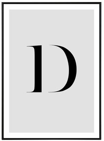 Letter D - 50x70 cm Obraz
