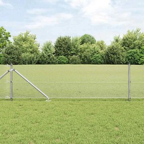 Svařované drátěné ploty s hroty 25 x 0,4 m Pozinkovaná ocel 3351945