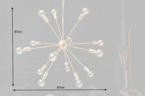 Designové závěsné svítidlo Daube 85 cm zlaté