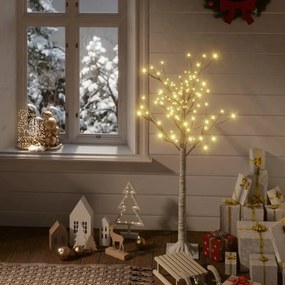 vidaXL Vánoční stromek 120 ch LED 1,2 m vrba dovnitř i ven [328674] Barva: Teplá bílá