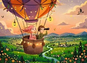 RAVENSBURGER Puzzle Láska je ve vzduchu XXL / 300 dílků
