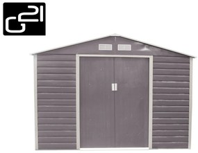G21 Zahradní domek GAH 706 - 277 x 255 cm, šedý
