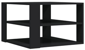 Konferenční stolek černý 59,5 x 59,5 x 40 cm kompozitní dřevo - Default Title