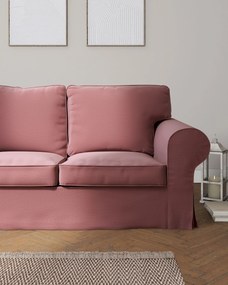 Potah na pohovku IKEA Ektorp 3-místná rozkládací, NOVÝ MODEL 2013 barva fialová látka sametová