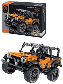 MECHANICAL MASTER - Stavebnice JEEP oranžový 434 ks