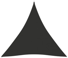 vidaXL Stínící plachta oxford trojúhelníková 4 x 4 x 4 m antracitová