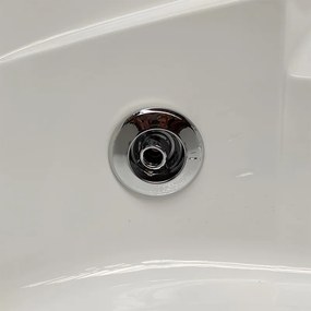 BPS-koupelny Hydromasážní vířivá vana Orino 632 135x135 s ohřevem vody