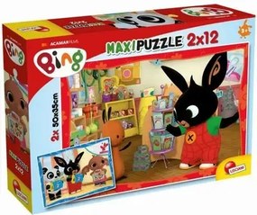 Liscianigioch Bing puzzle Bing a jeho přátelé 2 / 2x12 dílků / od 3 le