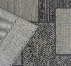 BE Koberec Esprit 3603 GREY - šedý obdélníkový Rozměr: 140x190 cm