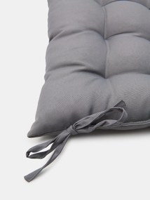 Sinsay - Prošívaný podsedák na židli s tkaničkami - šedá