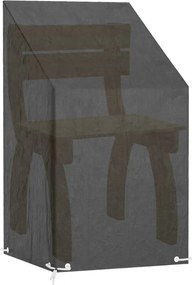 Plachty na zahradní židle 2 ks 8 oček 65 x 65 x 80/120 cm PE 3155386