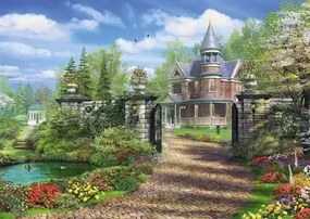 SCHMIDT Puzzle Idylické venkovské stavení / 1000 dílků / rozměr 69,3 ×