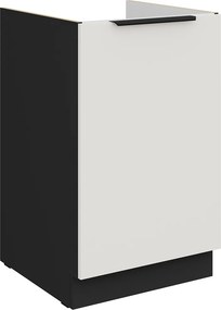 Kuchyňská linka ARIA wb | 390 cm | UNI dvířka | černá/bílá