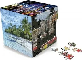EDUCA 3D Puzzle kostka Cestování / 216 dílků / od 14 let