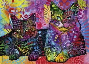 HEYE Puzzle Jolly Pets: Věnováno kočkám / 1000 dílků / 70 x 50 cm