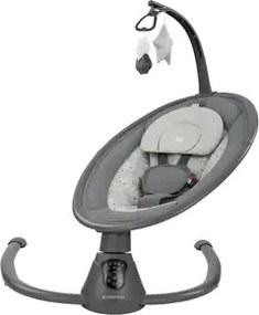 KikkaBoo Houpací lehátko elektrické Twiddle Grey / Nosnost do 9 kg