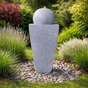 Zahradní fontána BestBerg EF-28 / polyresin / 33 x 33 x 84 cm