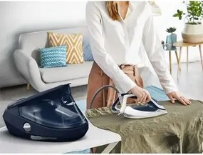 Tefal Pro Express GV9720E0 modrá / Parní generátor / 1.2 l / Parní ráz