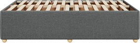 Rám postele bez matrace tmavě šedá 120 x 200 cm textil 3284929