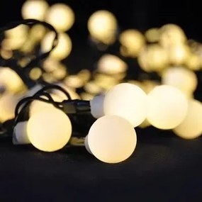Solight 1V08-RGB LED 2v1 venkovní vánoční řetěz koule / dálkový ovlada