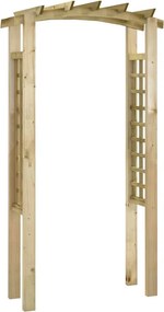 Trelážový oblouk 110x60x210 cm impregnovaná masivní borovice 318560