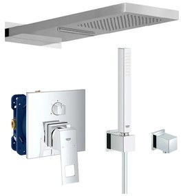 Grohe Eurocube SET 2 - Sprchový systém pod omítku, Eurocube, páková baterie- kompletní sada