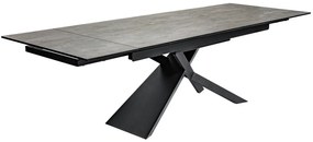 OnaDnes -20% Moebel Living Keramický rozkládací jídelní stůl Marimor 180-260 cm x 90 cm imitace betonu