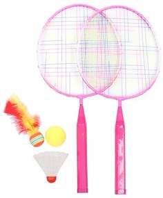 Merco Training Set JR badmintonová sada růžová varianta 39204