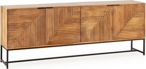 Komoda z mangového dřeva v přírodní barvě 210x80x40 cm Nereida – MOME