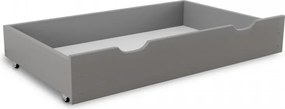 Úložný box pod postel 98 cm, šedá