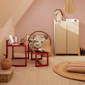 FERM LIVING Židle Little Architect, Poppy Red