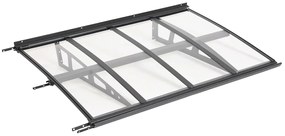 Prodloužení stříšky dveří Kassel o 150 cm CoverTech antracitová