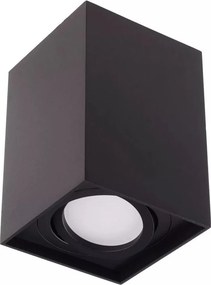 T-LED Černé přisazené výklopné svítidlo hranaté GU10 105517
