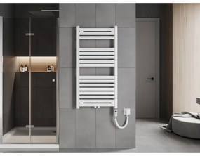 Mexen Uran, elektrické topné těleso 1200x600 mm + topná tyč 600 W, bílá, W105-1200-600-2600-20