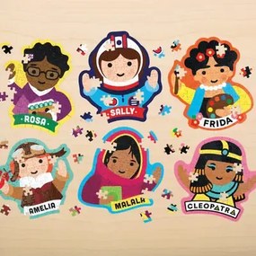 Mudpuppy Puzzle s překvapením Feminist / 70 dílků / od 6 let