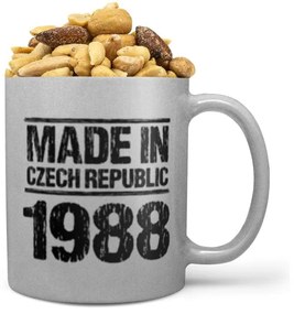 Hrnek Made In (rok: 1988, Náplň hrníčku: Směs slaných oříšků)