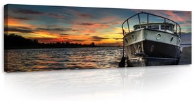 Postershop Obraz na plátně: Rybářská loď - 145x45 cm