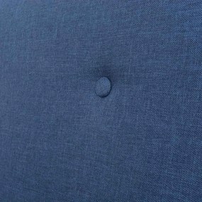 Trojmístná sedačka, textil, modrá 244656