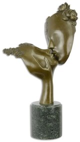Bronzová socha - Líbání dvou tváří