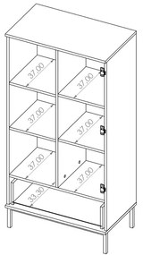 Komoda Punta R70 (granát). 1051839