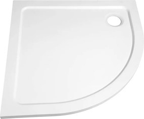 Aqualine Aqualine, TECMI vanička z litého mramoru, čtvrtkruh 90x90x3 cm, R55, PQ559