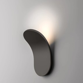Axolight Lik, nástěnné svítidlo pro nepřímé osvětlení, 16,6W LED 2700K stmívatelné, matný nikl, výška 17,8cm