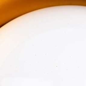 LED Stropní svítidlo LED/12W/230V pr. 32 cm taupe/zlatá
