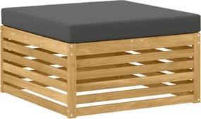 Venkovní pohovková souprava 8 ks Bílá a antracitová Polyester 3390982