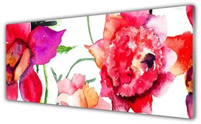 akrylový obraz Květiny Umění 125x50 cm