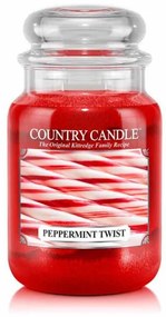 Country Candle Vonná Svíčka Peppermint Twist, 652 g