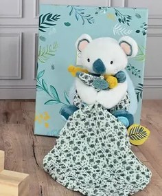 Doudou Dárková sada - Plyšová koala Yoca a muchlánek / od 0 let