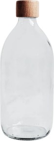 Dávkovač mýdla STELLA 540 ml s uzávěrem přírodní dřevo