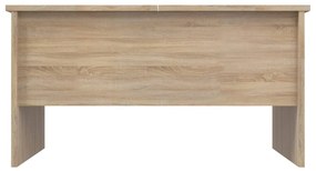 Konferenční stolek dub sonoma 80x50x42,5 cm kompozitní dřevo - Default Title