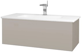 Dřevojas Koupelnová skříň VARIANTE SZZ 100 (umyvadlo Euphoria) Varianta: N01 Bílá lesk / M05 Béžová mat